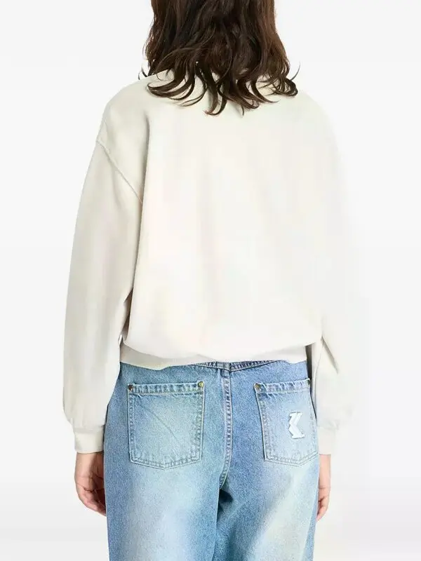 Wrangler Logo Print Crew Neck Sweater