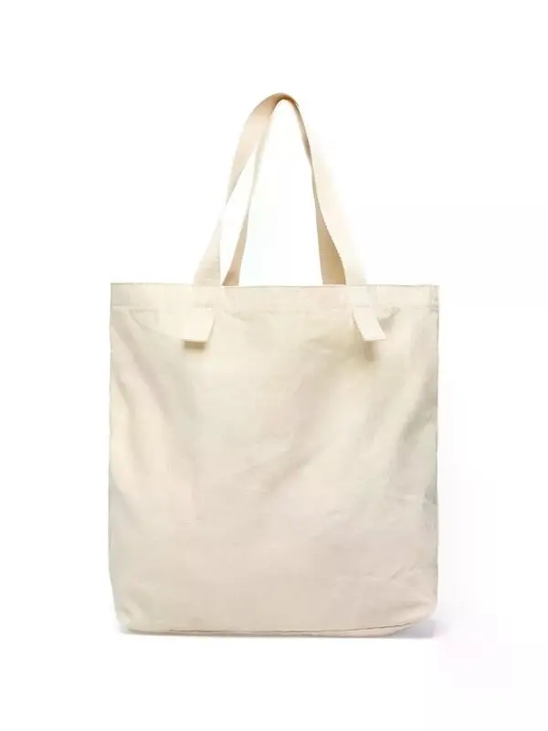 SAMSOE SAMSOE Printed Canvas Tote Bag