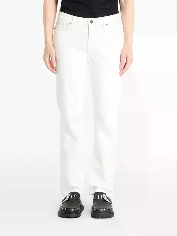 Guess G08 Logo-patch Jeans - White