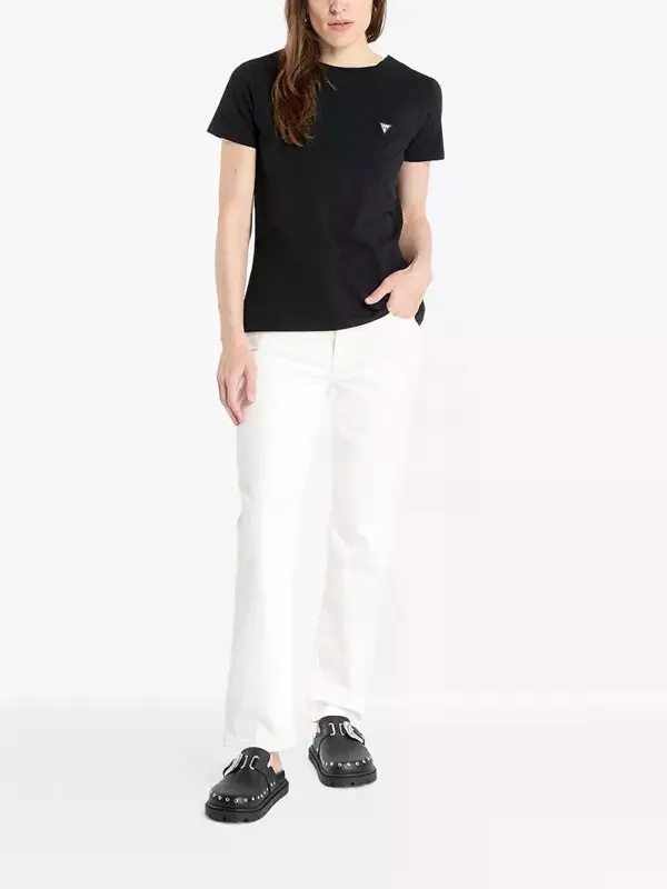 Guess G08 Logo-patch Jeans - White