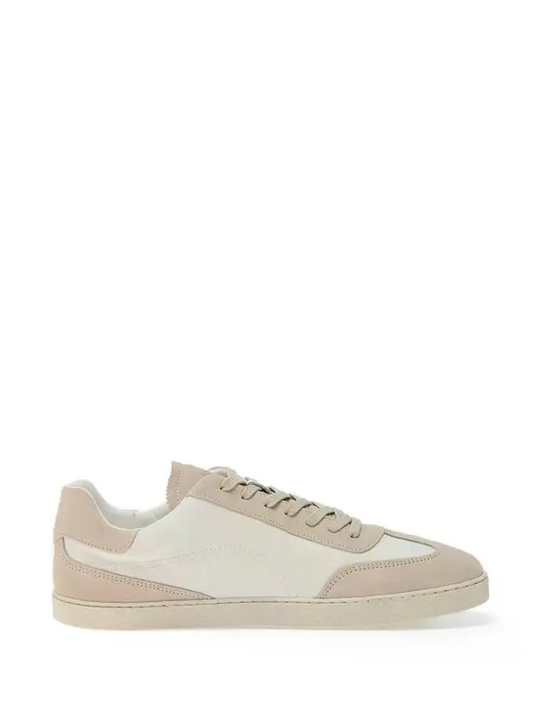 GROUNDIES Panelled Suede Trim Sneakers