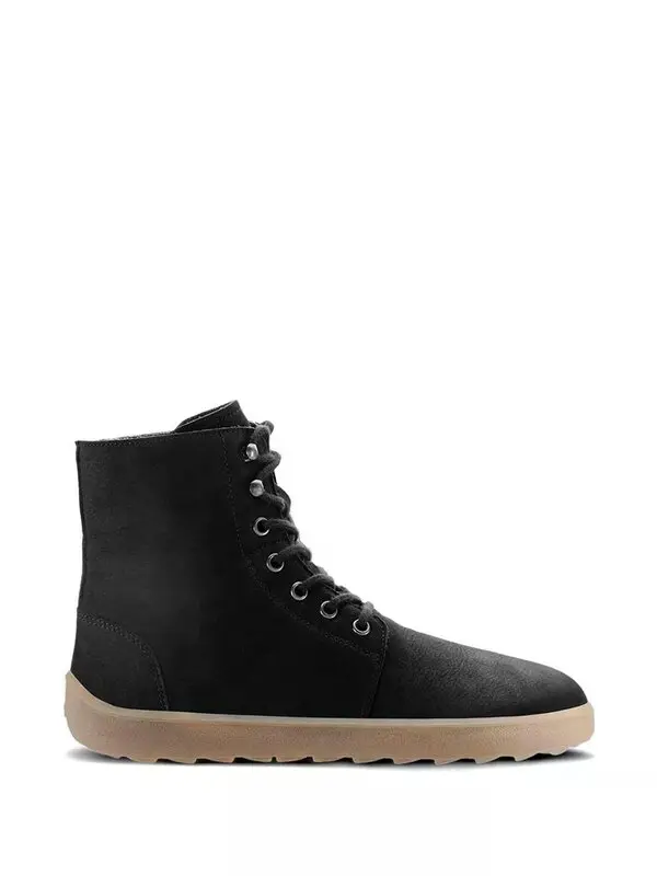 BE LENKA Lace-up Leather High-top Sneakers - Black