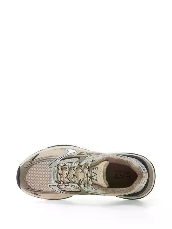 EA7 Mesh-panel Logo-patch Sneakers
