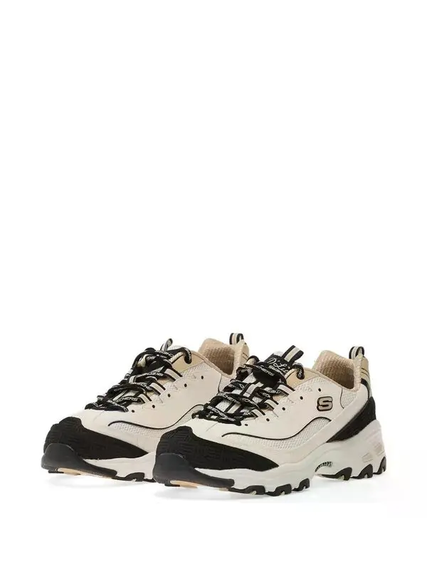 Sketchers D'lites Panelled Sneakers - Neutrals