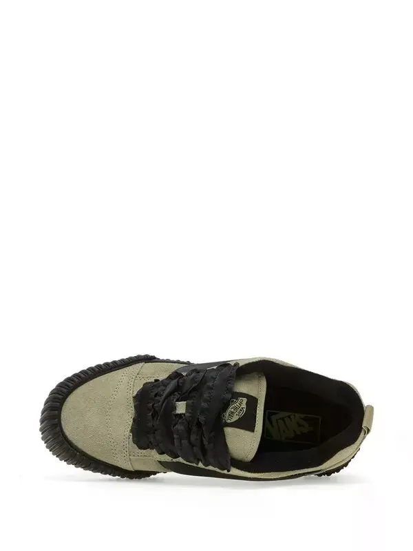 VANS Knu Skool Ruffled Lace-up Sneakers - Green