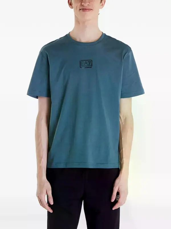 EA7 Logo-patch T-shirt - Blue