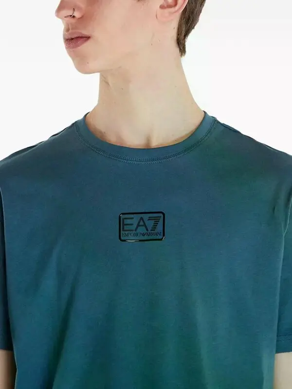 EA7 Logo-patch T-shirt - Blue