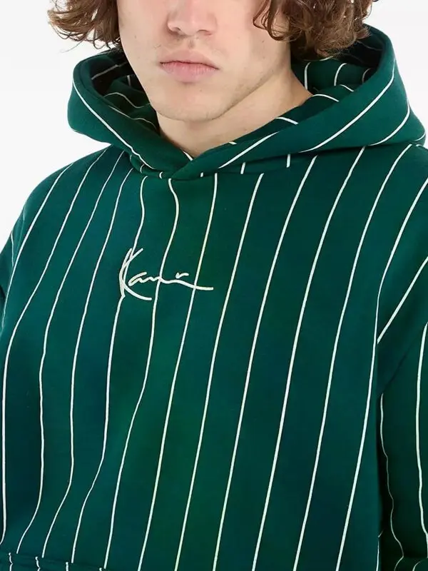 KARL KANI Signature Essential Pinstripe Hoodie