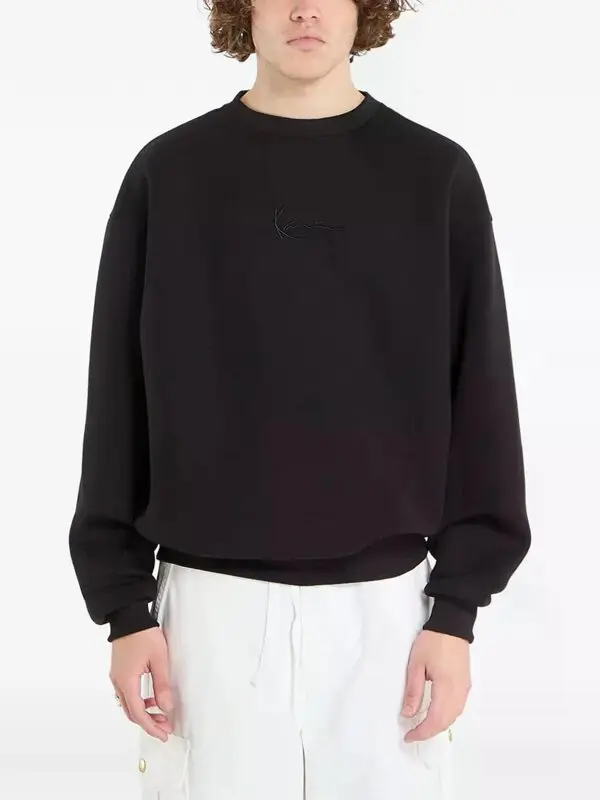 KARL KANI Signature Scuba Oversized Crewneck Sweatshirt