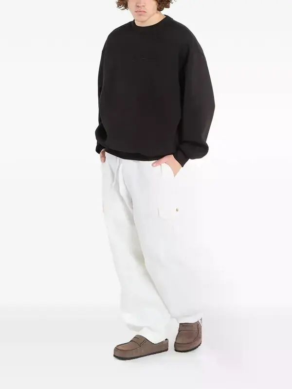 KARL KANI Signature Scuba Oversized Crewneck Sweatshirt