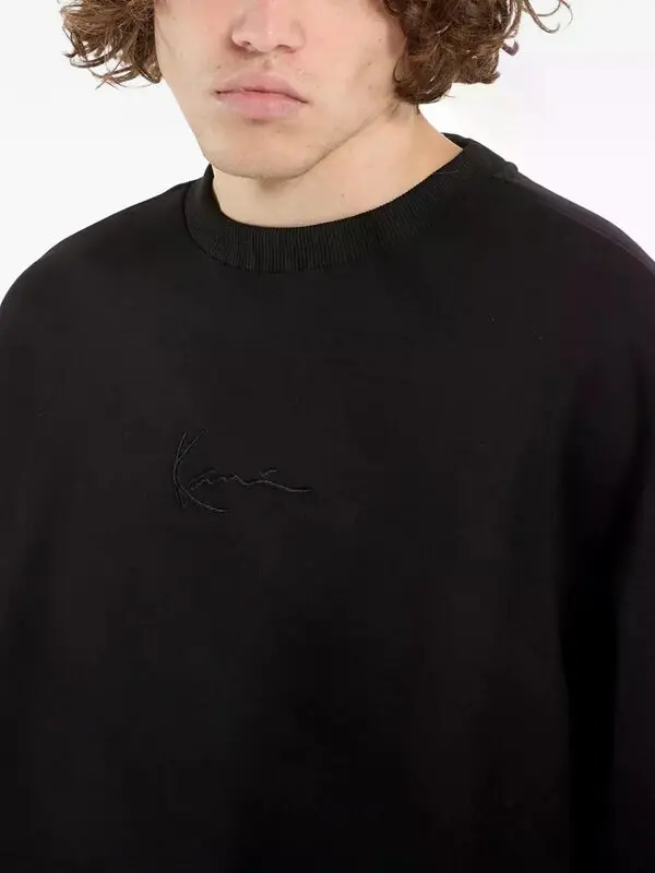 KARL KANI Signature Scuba Oversized Crewneck Sweatshirt