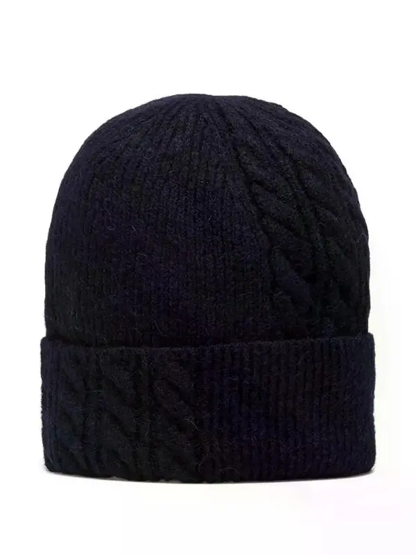 Tommy Hilfiger Cable-knit Beanie - Blue