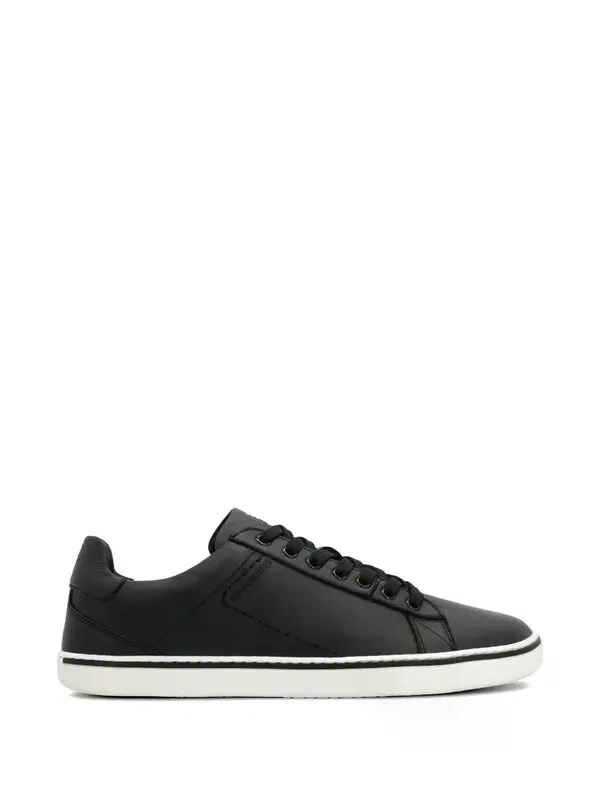GROUNDS Galaxy Leather Sneakers - Black