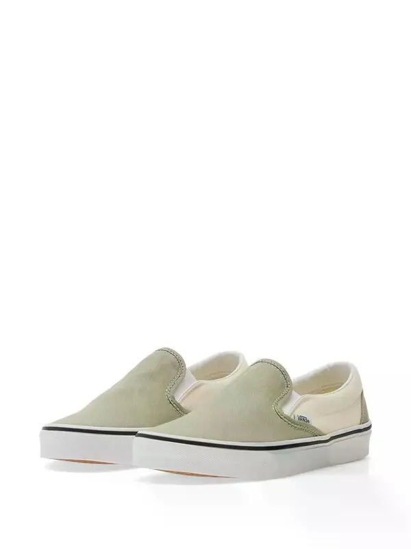 VANS Canvas Slip-on Sneakers - Green