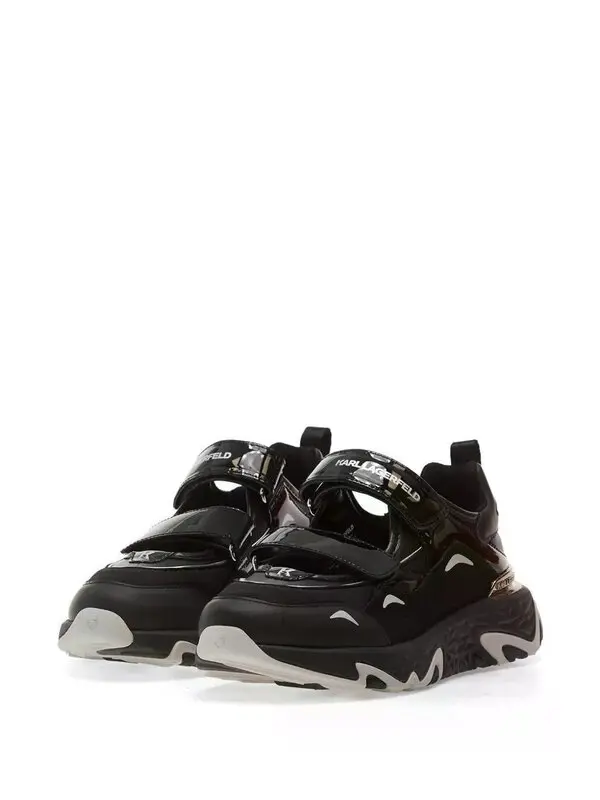 Karl Lagerfeld Blaze Firefly Touch-strap Sneakers - Black