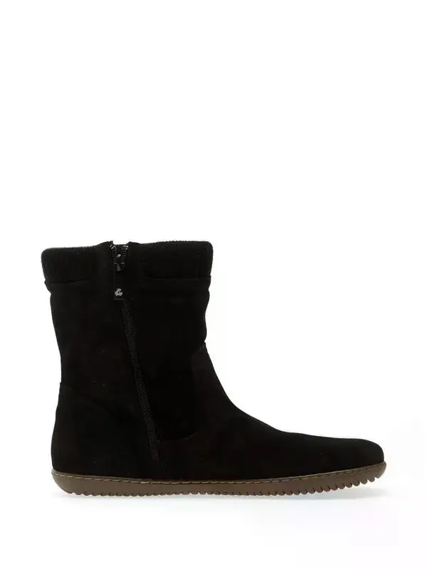 GROUNDIES Iceland Ribbed-detail Suede Boots