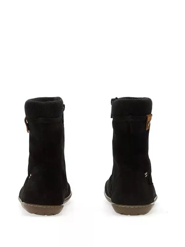GROUNDIES Iceland Ribbed-detail Suede Boots