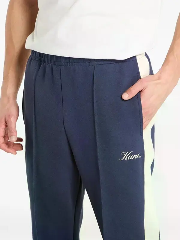 KARL KANI Side-stripe Track Pants - Blue