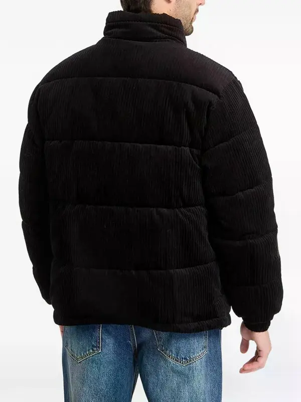 KARL KANI Corduroy Padded Jacket - Black