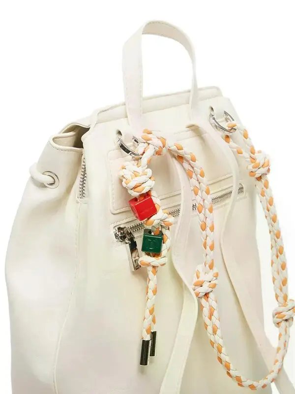 Desigual Logo-embossed Drawstring Backpack