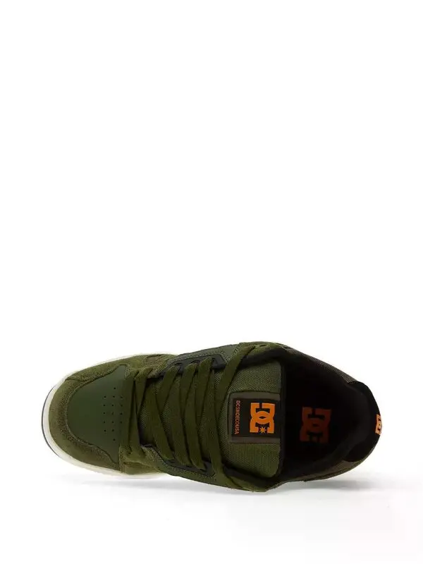 DC SHOES Suede Panelled Perforated Sneakers