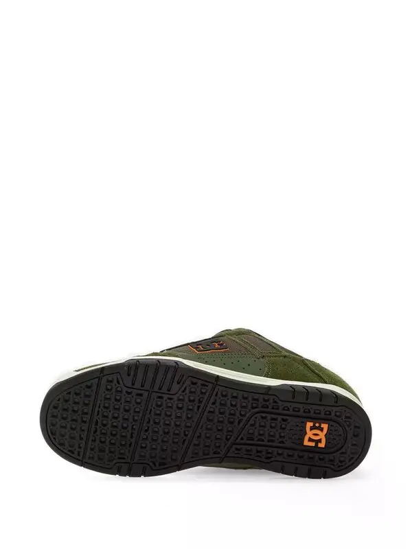 DC SHOES Suede Panelled Perforated Sneakers
