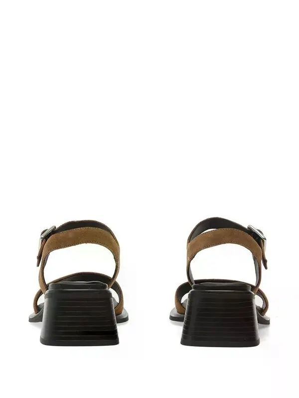 VAGABOND SHOEMAKERS Ines Suede Block-heel Sandals - Brown