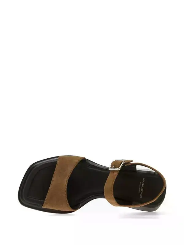 VAGABOND SHOEMAKERS Ines Suede Block-heel Sandals - Brown