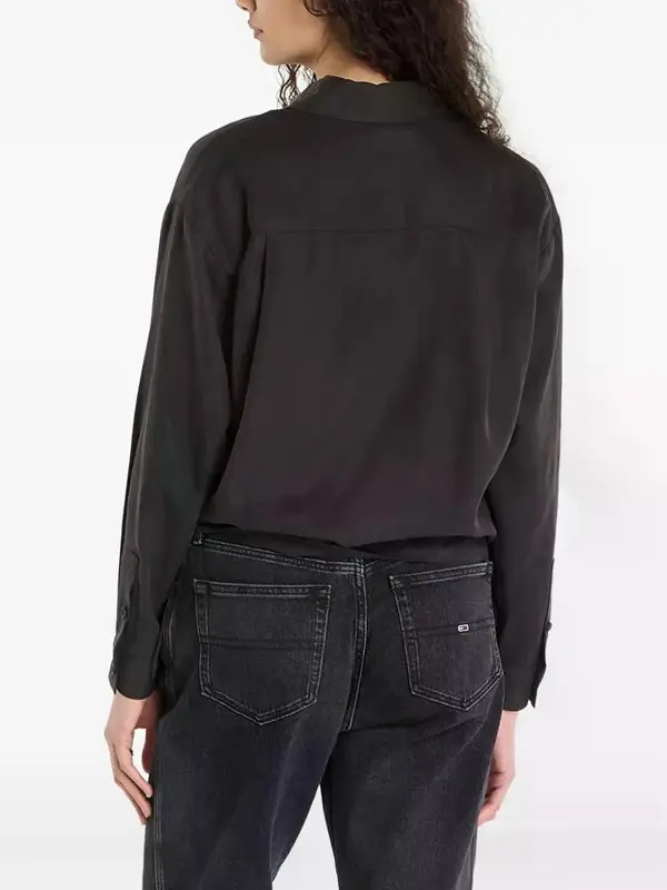Karl Lagerfeld Logo-print Wrap Shirt
