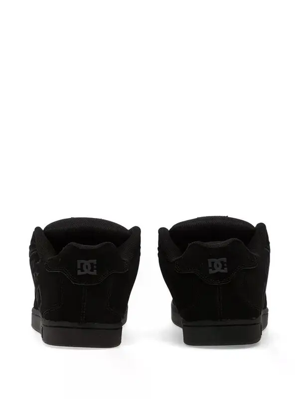 DC SHOES Logo-patch Suede Sneakers - Black