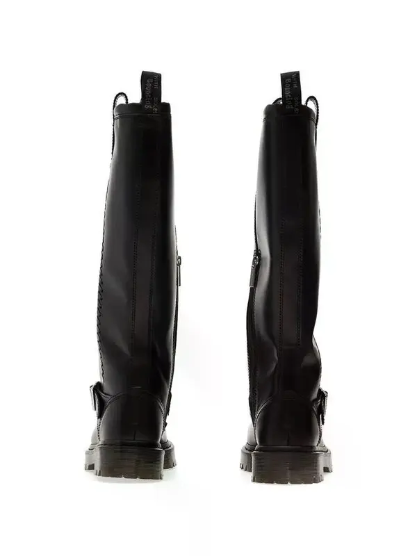 Dr. Martens Anistone Buckle-strap Leather Boots