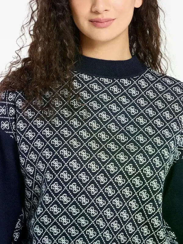Guess Aubrey Monogram-pattern Sweater