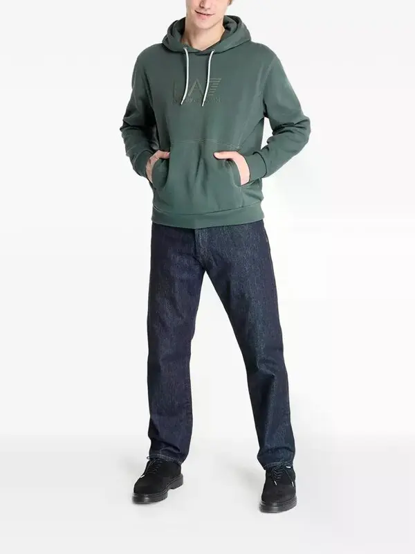 EA7 Logo-print Hoodie