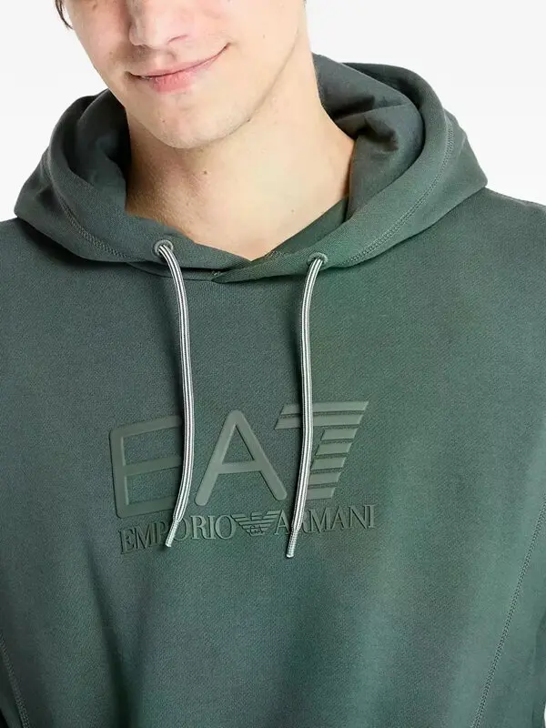 EA7 Logo-print Hoodie