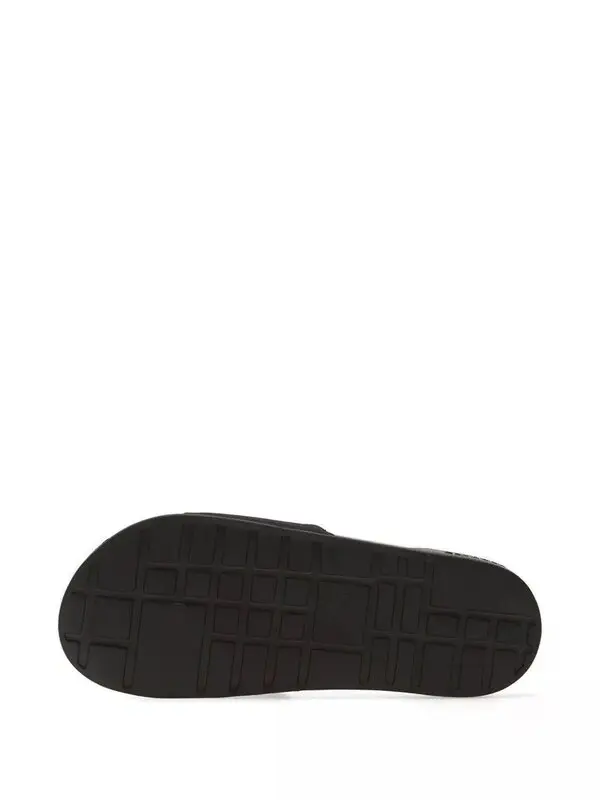 Calvin Klein Logo-embroidered Slides