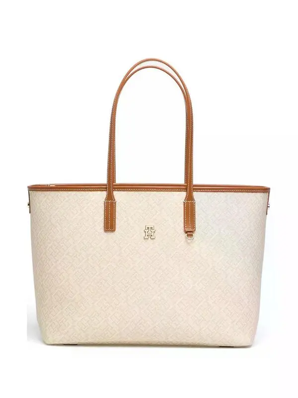 Tommy Hilfiger Monogram-pattern Tote Bag - Neutrals