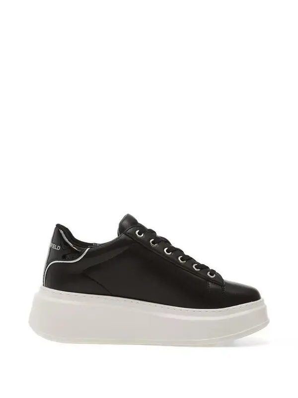 Karl Lagerfeld Anakapri Crystal-embellished Platform Sneakers