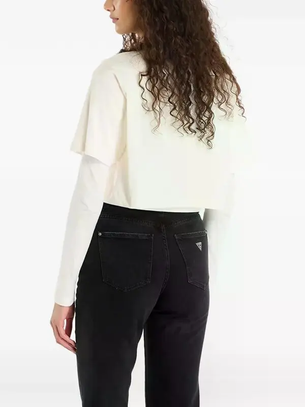 Guess Graphic-print Layered T-shirt