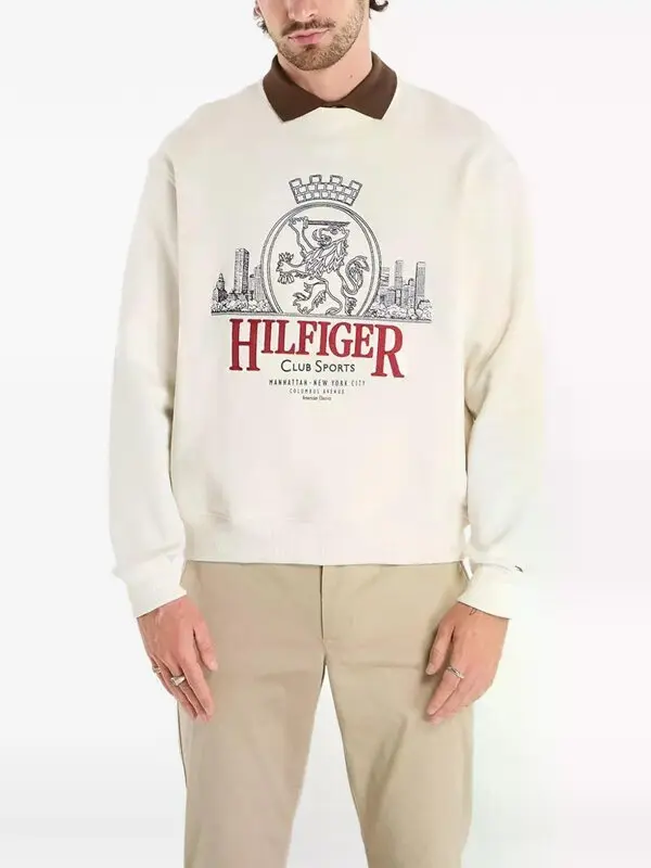 Tommy Hilfiger Embroidered Graphic Print Sweatshirt