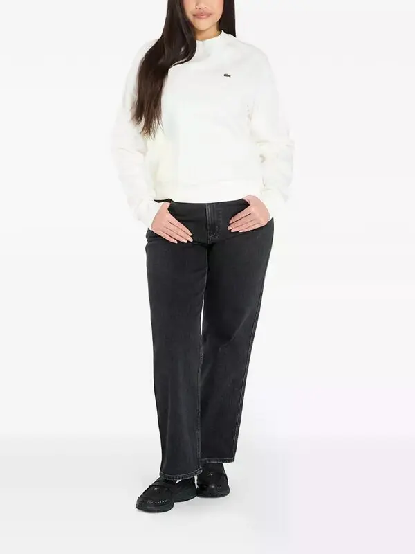 Lacoste Cotton Sweatshirt - White