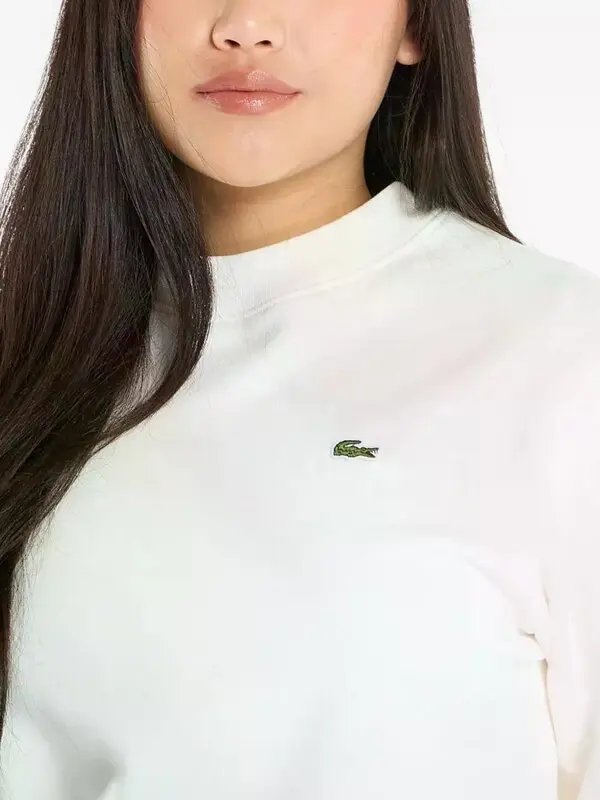 Lacoste Cotton Sweatshirt - White