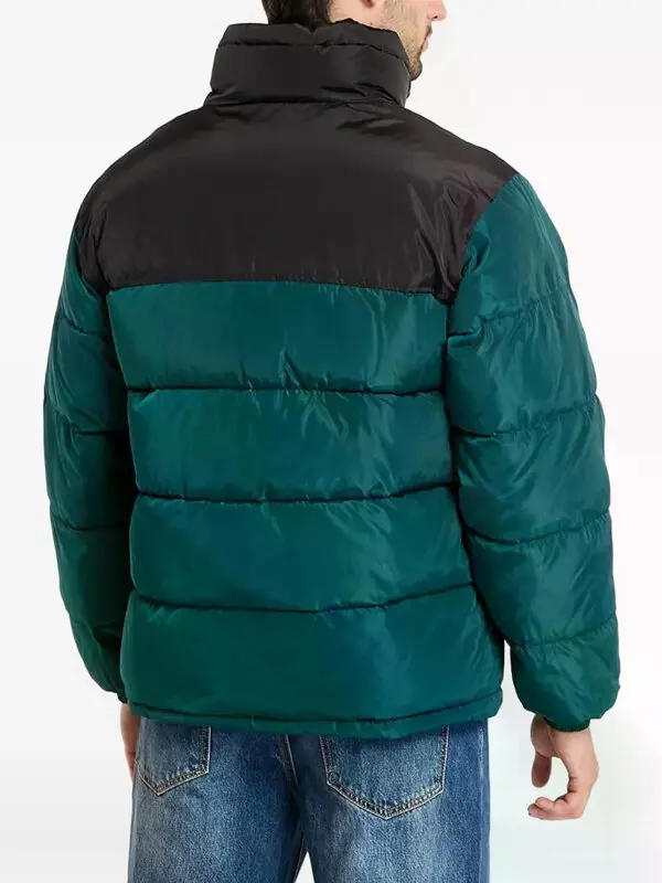 KARL KANI Logo-print Padded Jacket - Green