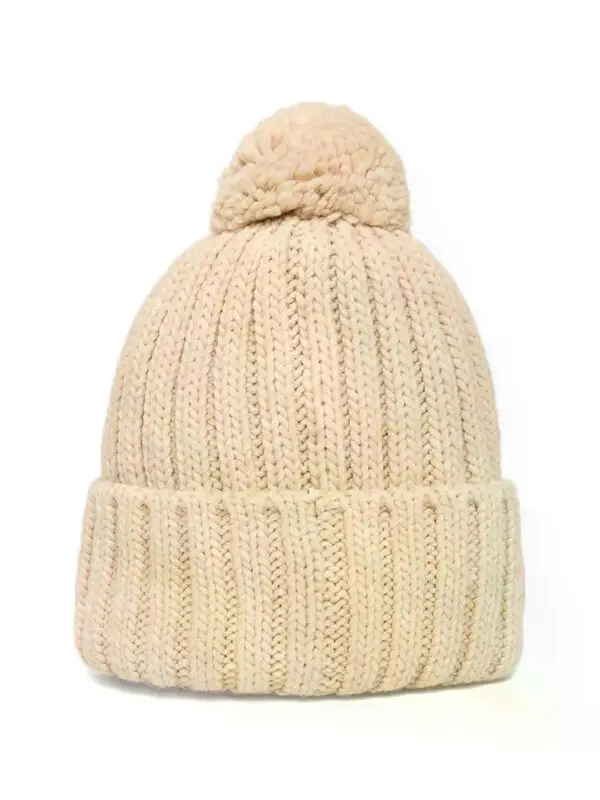 NAPAPIJRI Ribbed-knit Pompom Beanie