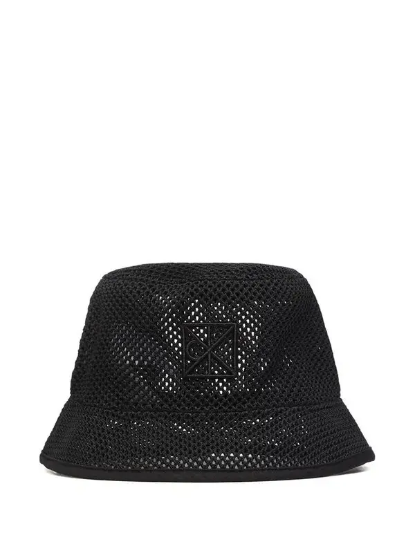 Calvin Klein Mesh-knit Bucket Hat With Logo