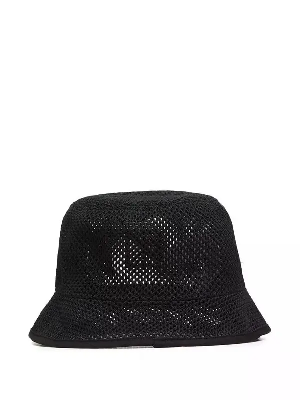 Calvin Klein Mesh-knit Bucket Hat With Logo