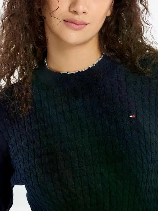 Tommy Hilfiger Cable-knit Jumper - Blue