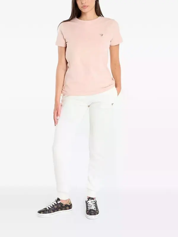 Guess Logo-detail Track Pants - Neutrals