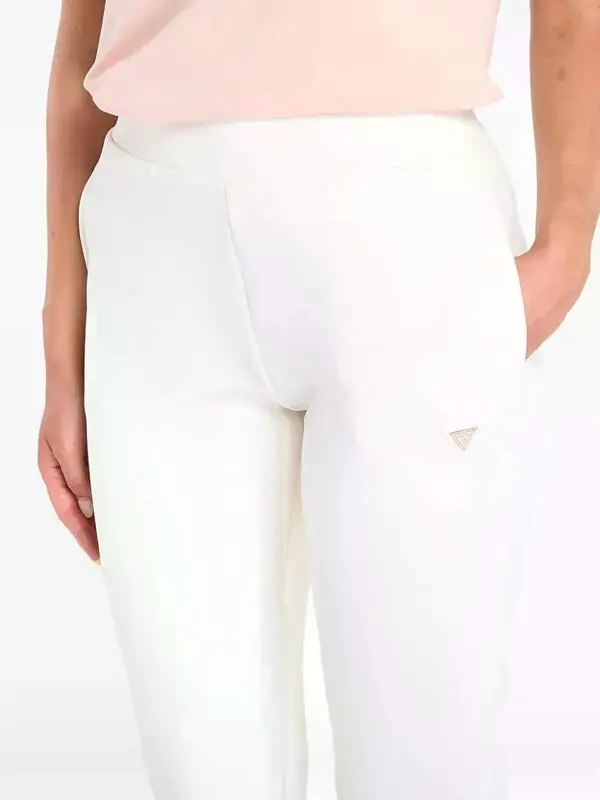Guess Logo-detail Track Pants - Neutrals