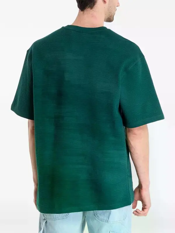 KARL KANI Logo-embroidered T-shirt - Green