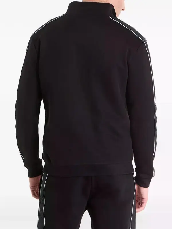 Guess Logo-tape Zip-up Sweatshirt